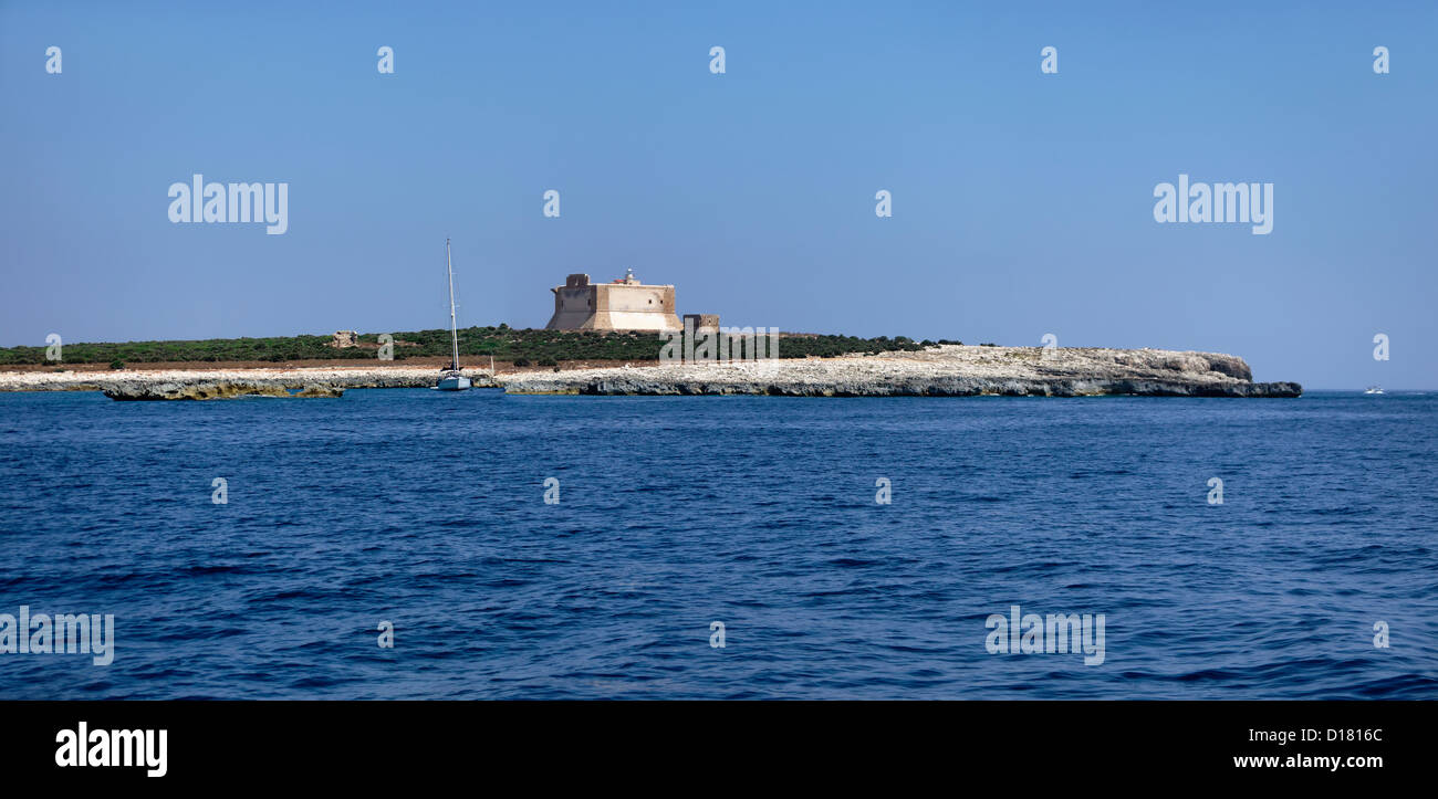 Italy Sicily Portopalo di Capo Passero (Siracusa Province) panoramic ...
