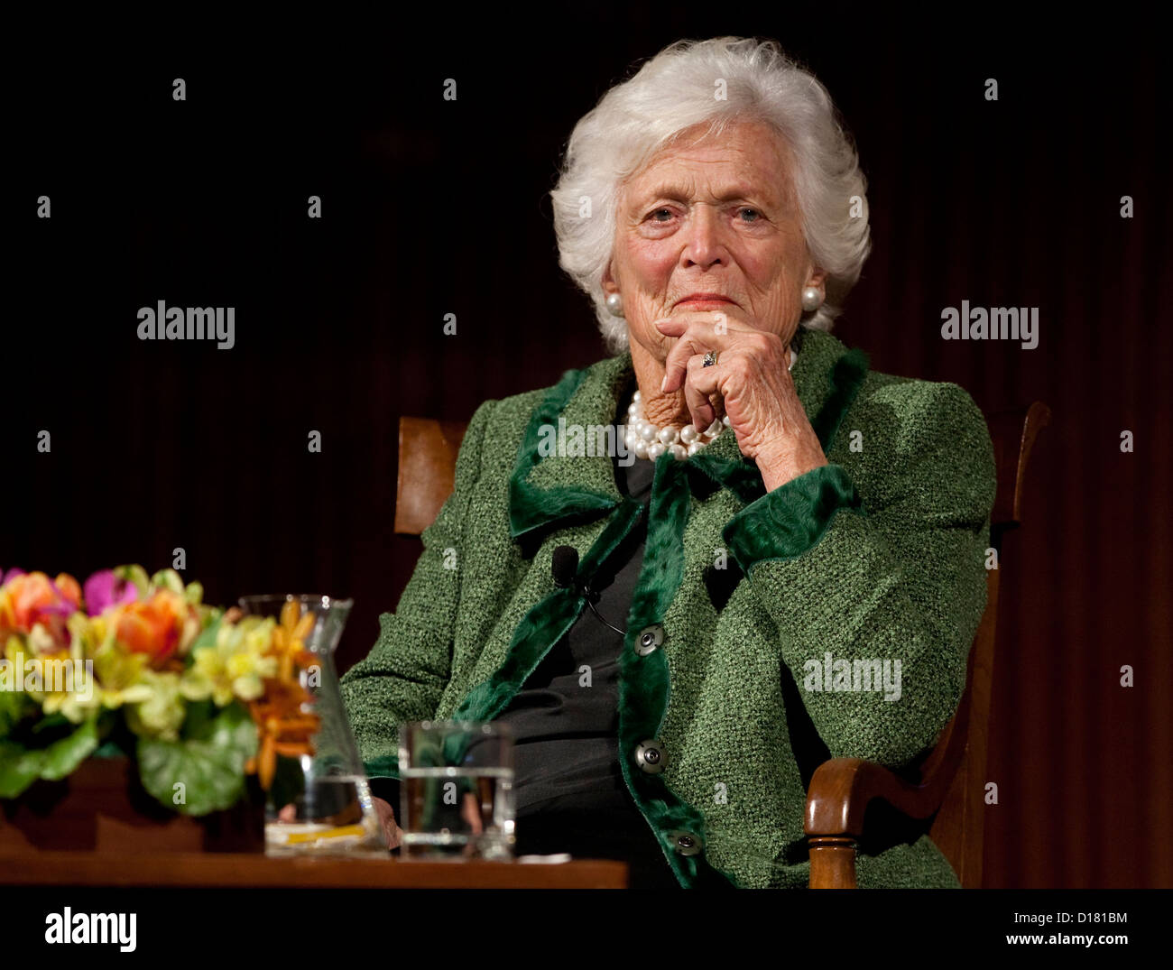 November 16th, 2012 Austin, Texas USA: Former First Lady Barbara Bush ...