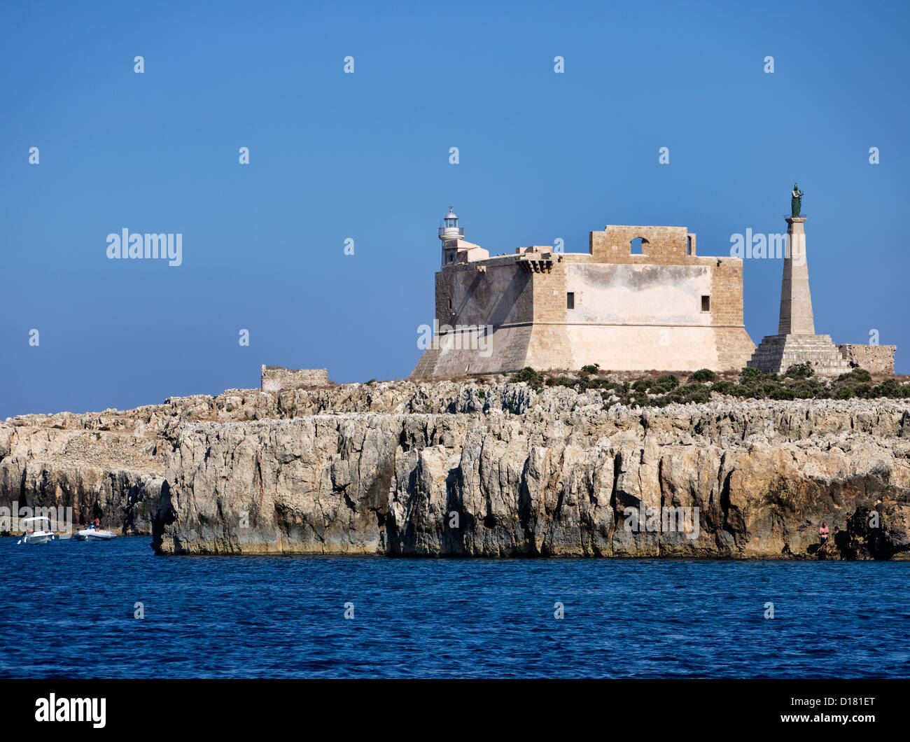 Italy, Sicily, Portopalo di Capo Passero (Siracusa Province), view of ...