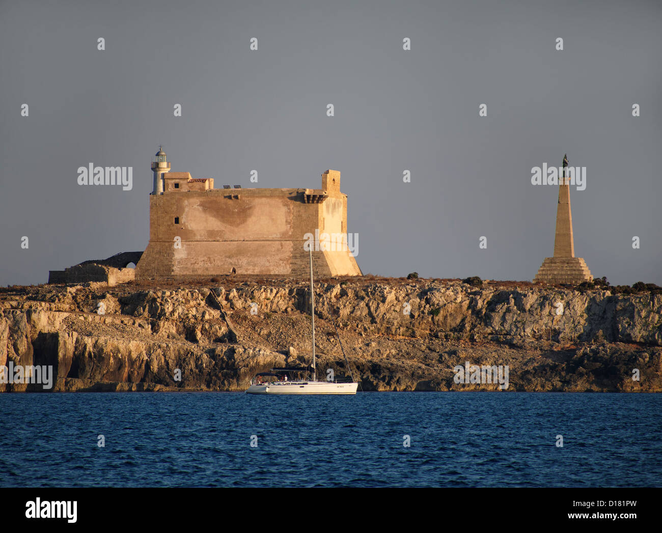 Italy, Sicily, Portopalo di Capo Passero (Siracusa Province), view of ...