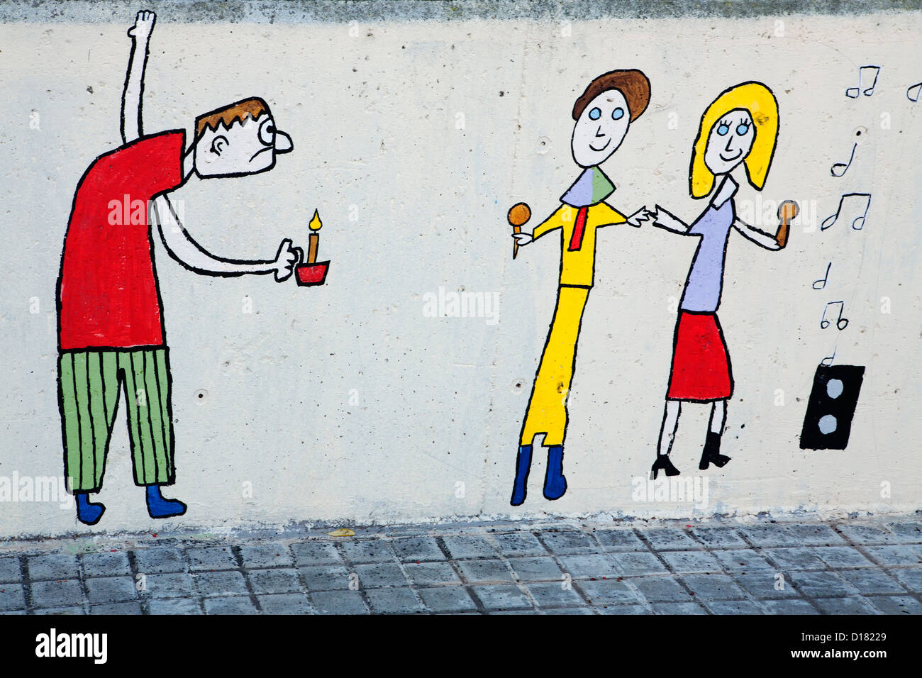 Child And Graffiti High Resolution Stock Photography and Images - Alamy