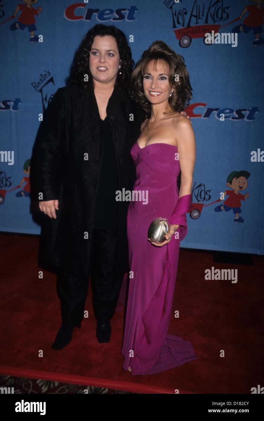 SUSAN LUCCI with Rosie O'Donnell.For all kids foundation's 3rd annual ...