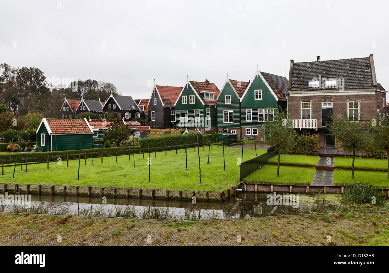 Holland, Marken (Amsterdam), typical dutch stone houses Stock Photo - Alamy