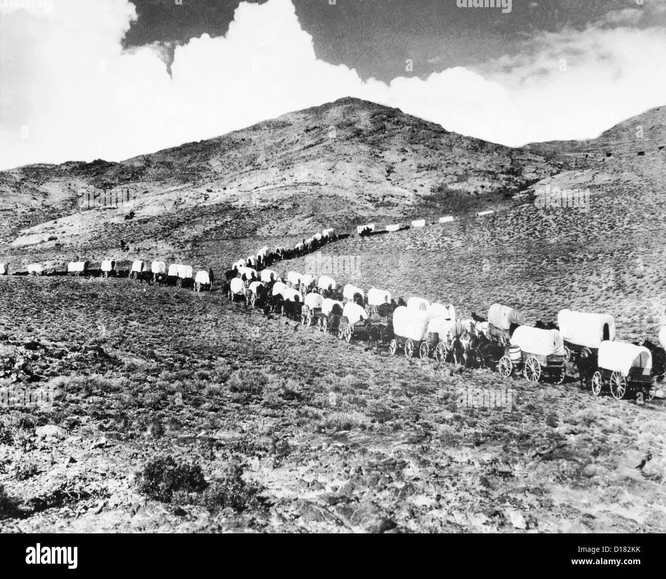 Wagon train historic hi-res stock photography and images - Alamy