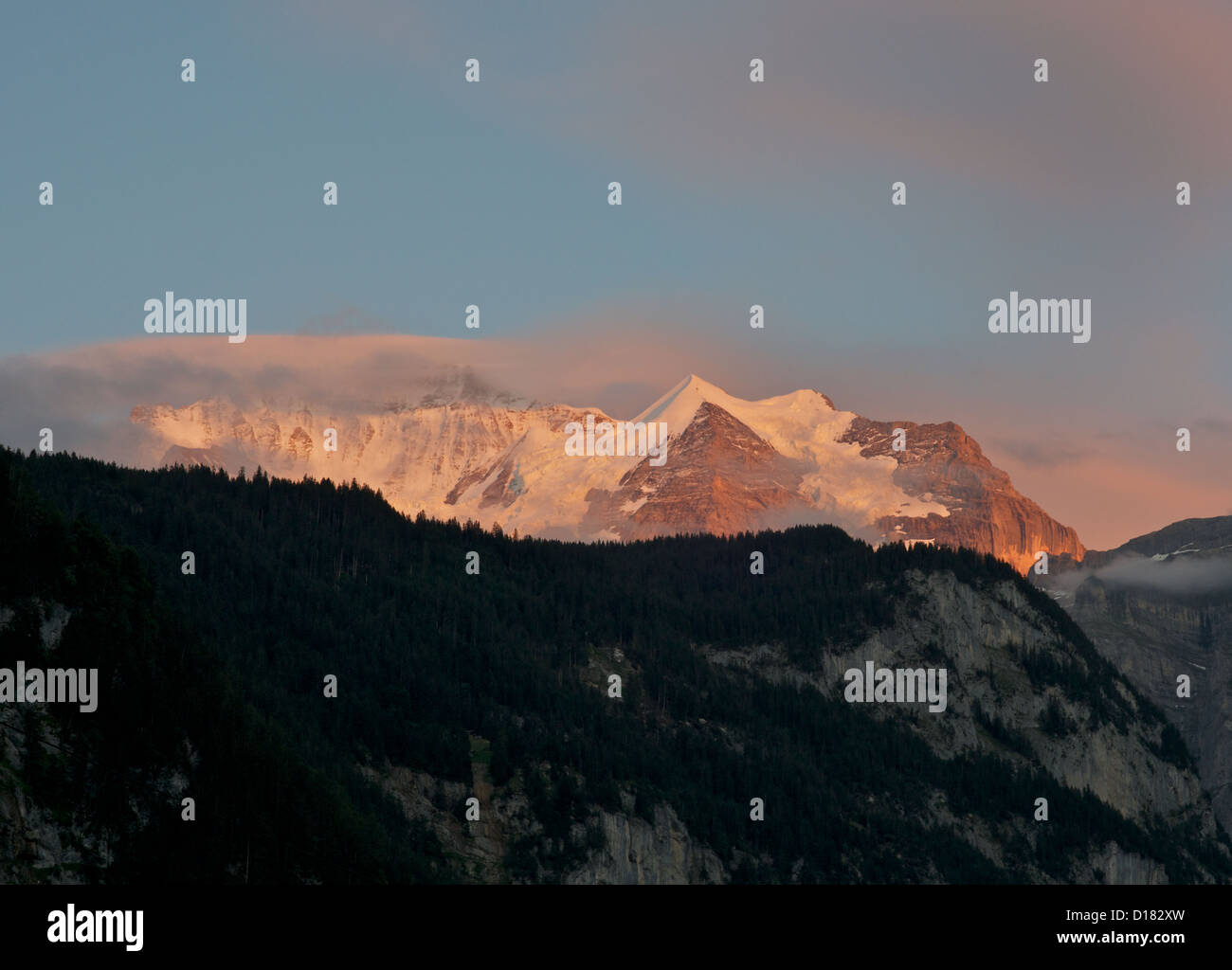 Switzerland silberhorn mountain hi-res stock photography and images - Alamy