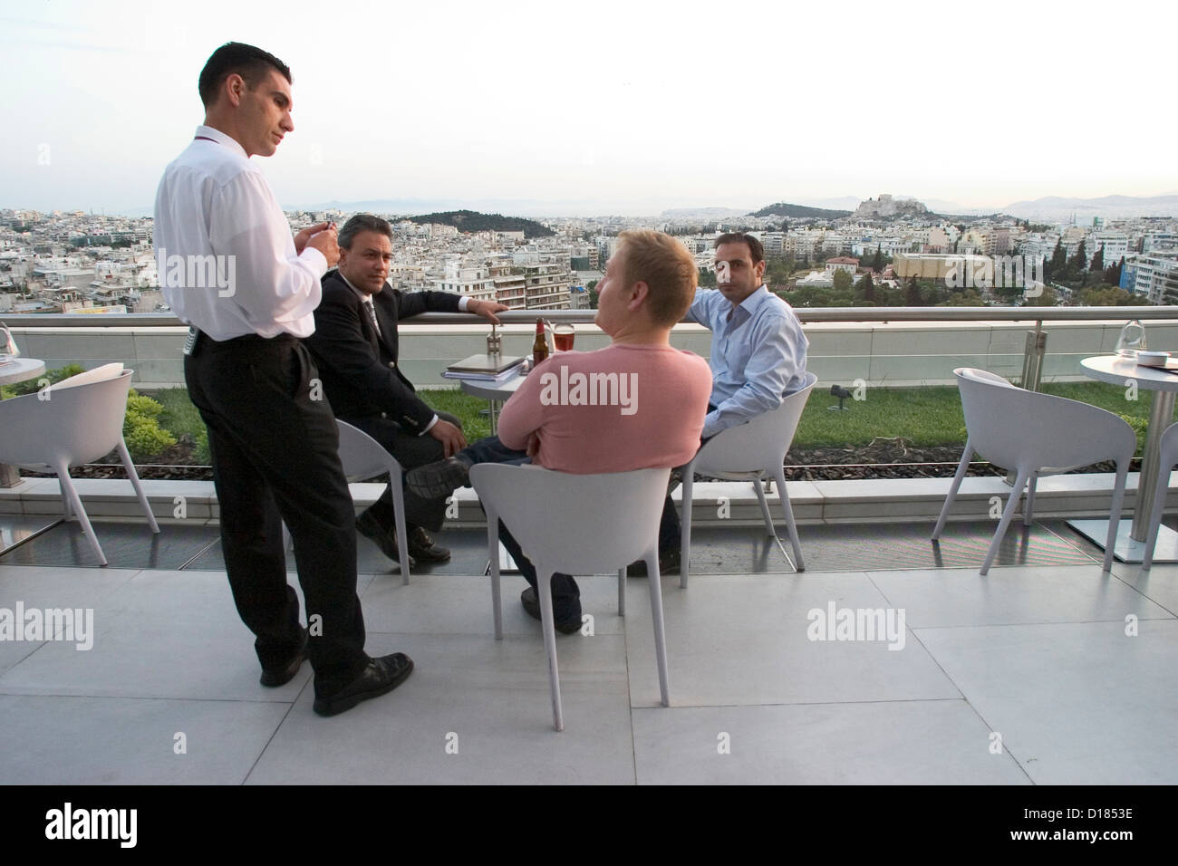 Athens galaxy bar hilton hi-res stock photography and images - Alamy