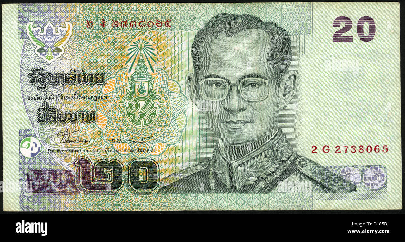20 thai baht note hi-res stock photography and images - Alamy