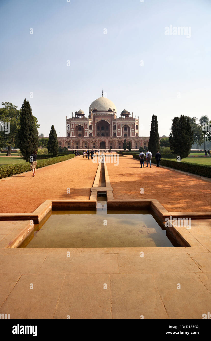 India Delhi Humayun's Tomb Palace built by Hamida Banu Begun in 1565-72 ...