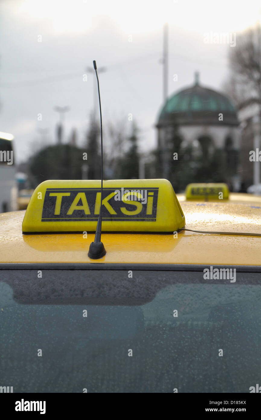 Turkey, Istanbul, turkish taxi cab Stock Photo - Alamy