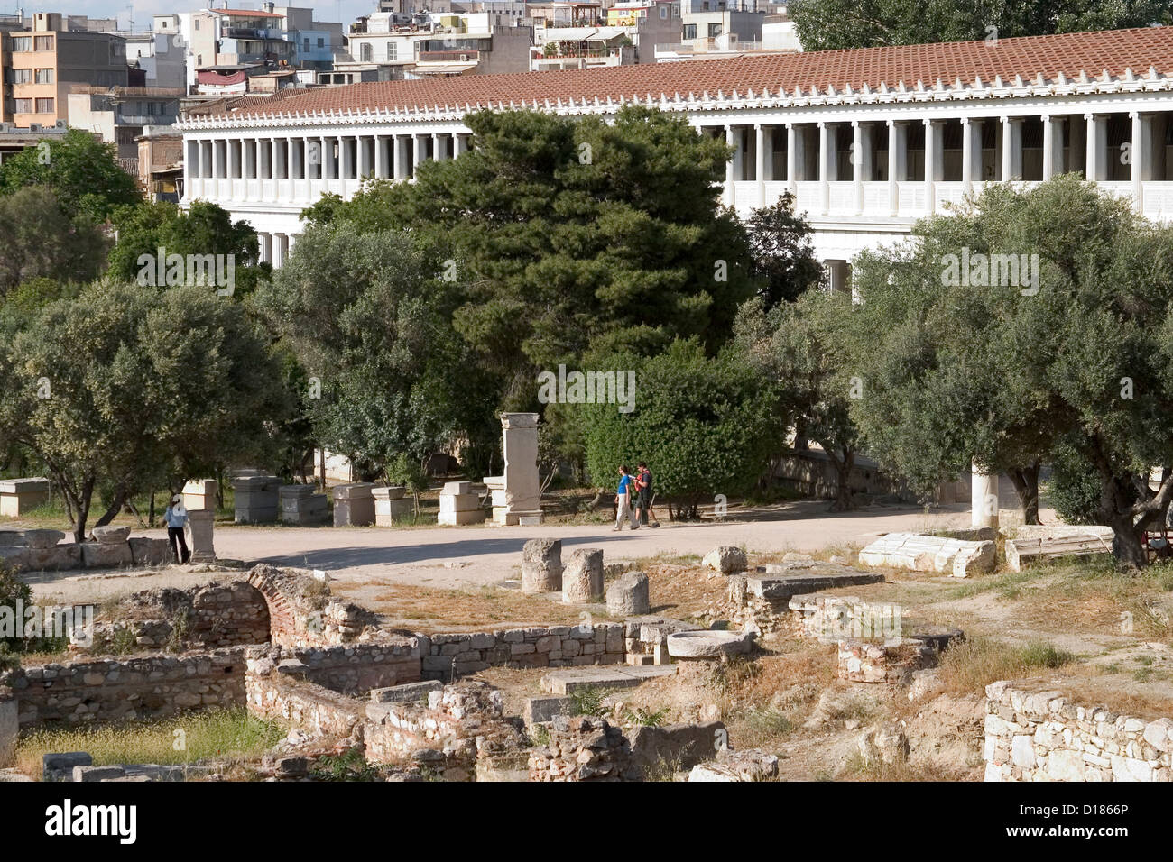 Greece agora art hi-res stock photography and images - Alamy