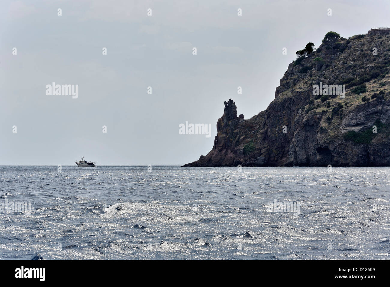 Italy, Tirrenian sea, Tuscanian islands, Capraia island, view of the ...