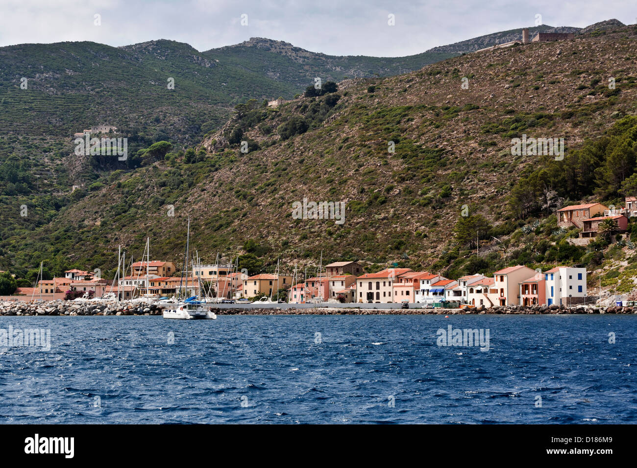 Harbour capraia island hi-res stock photography and images - Alamy