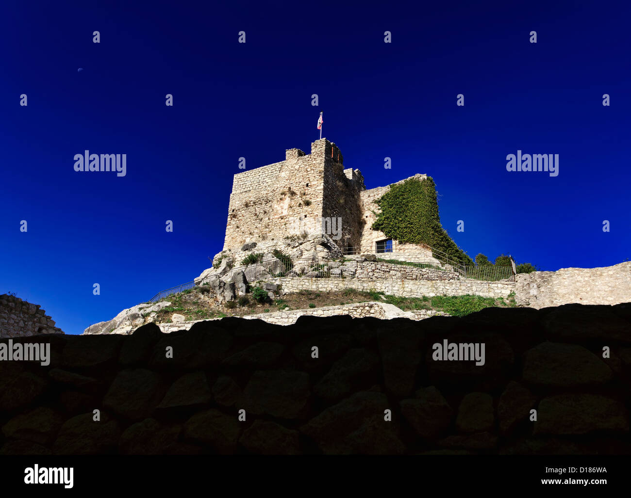 Italy, Sicily, Montalbano Elicona (Messina Province), Aragonese Castle ...