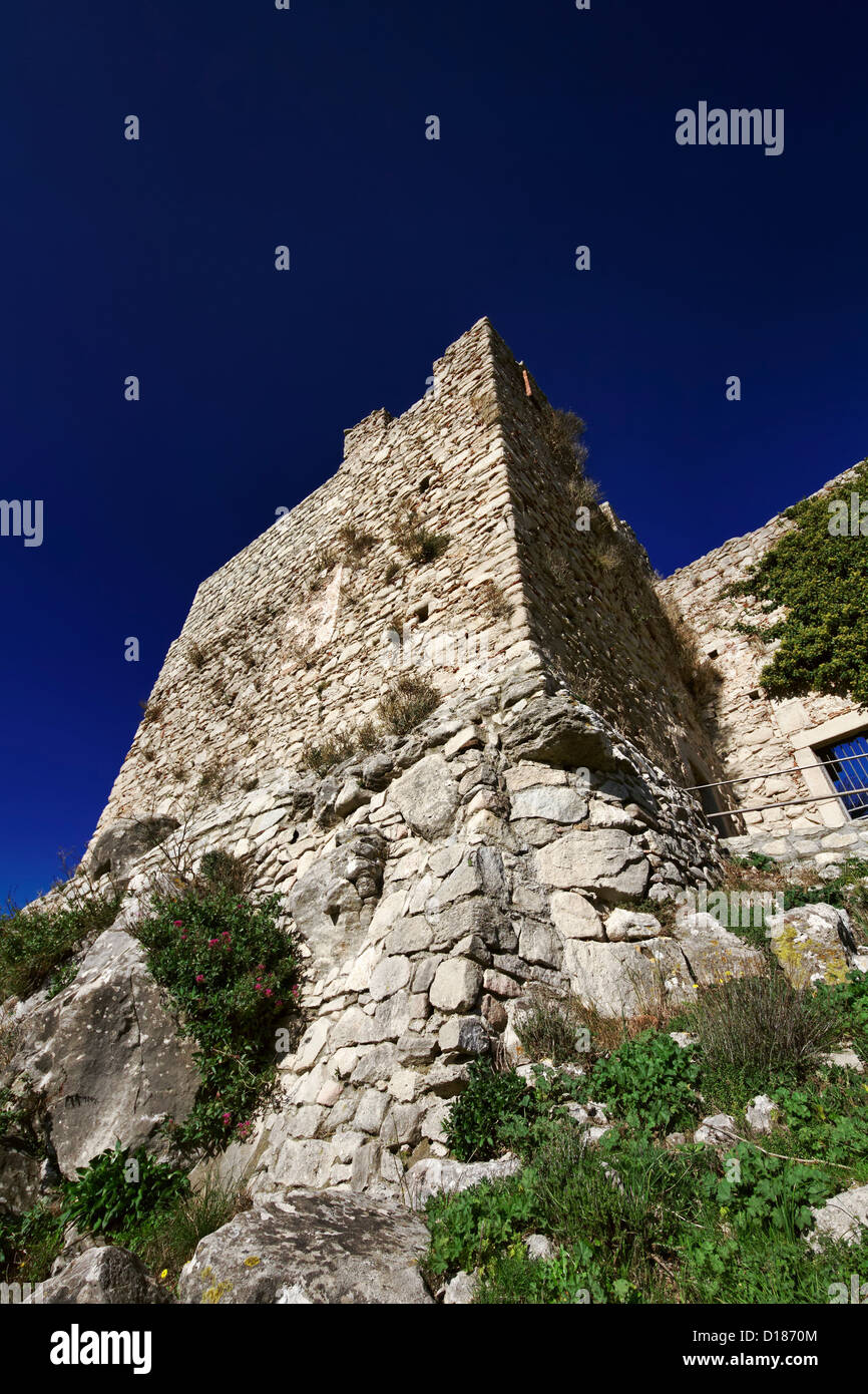 Italy, Sicily, Montalbano Elicona (Messina Province), Aragonese Castle ...