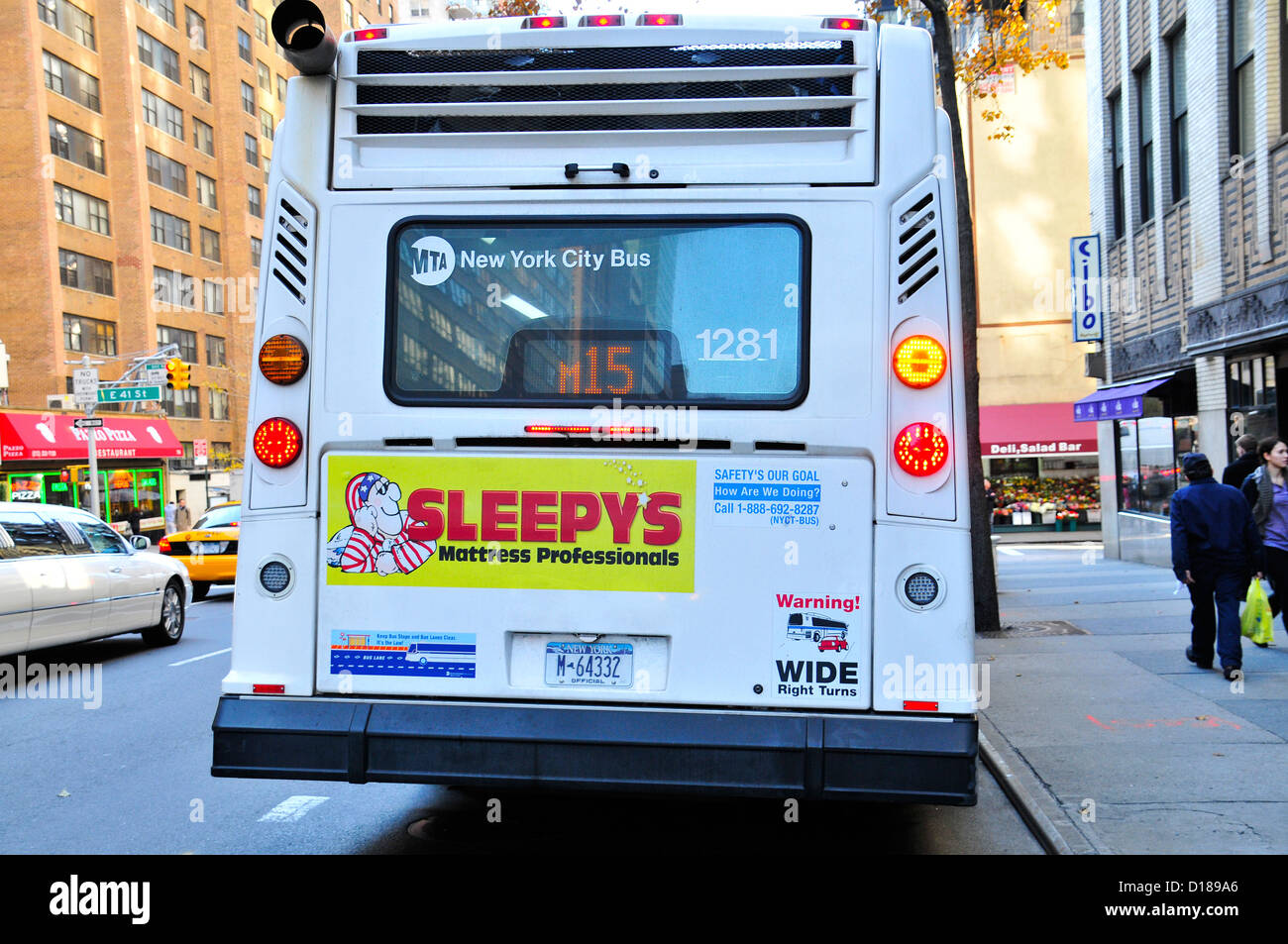 New York City Public Transportation M15 Bus, Manhattan, New York City ...