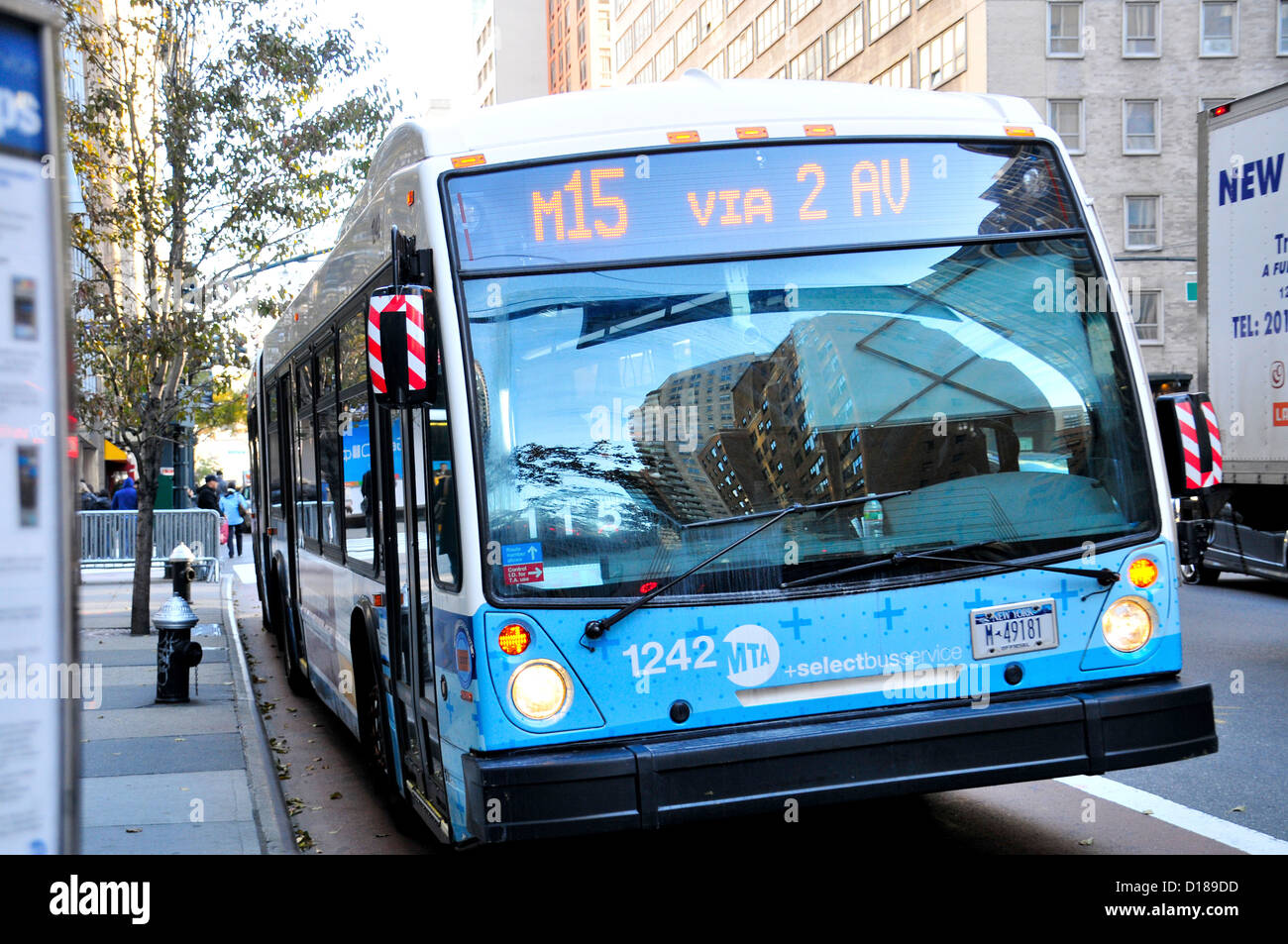New York City Public Transportation M15 Bus, Manhattan, New York City ...