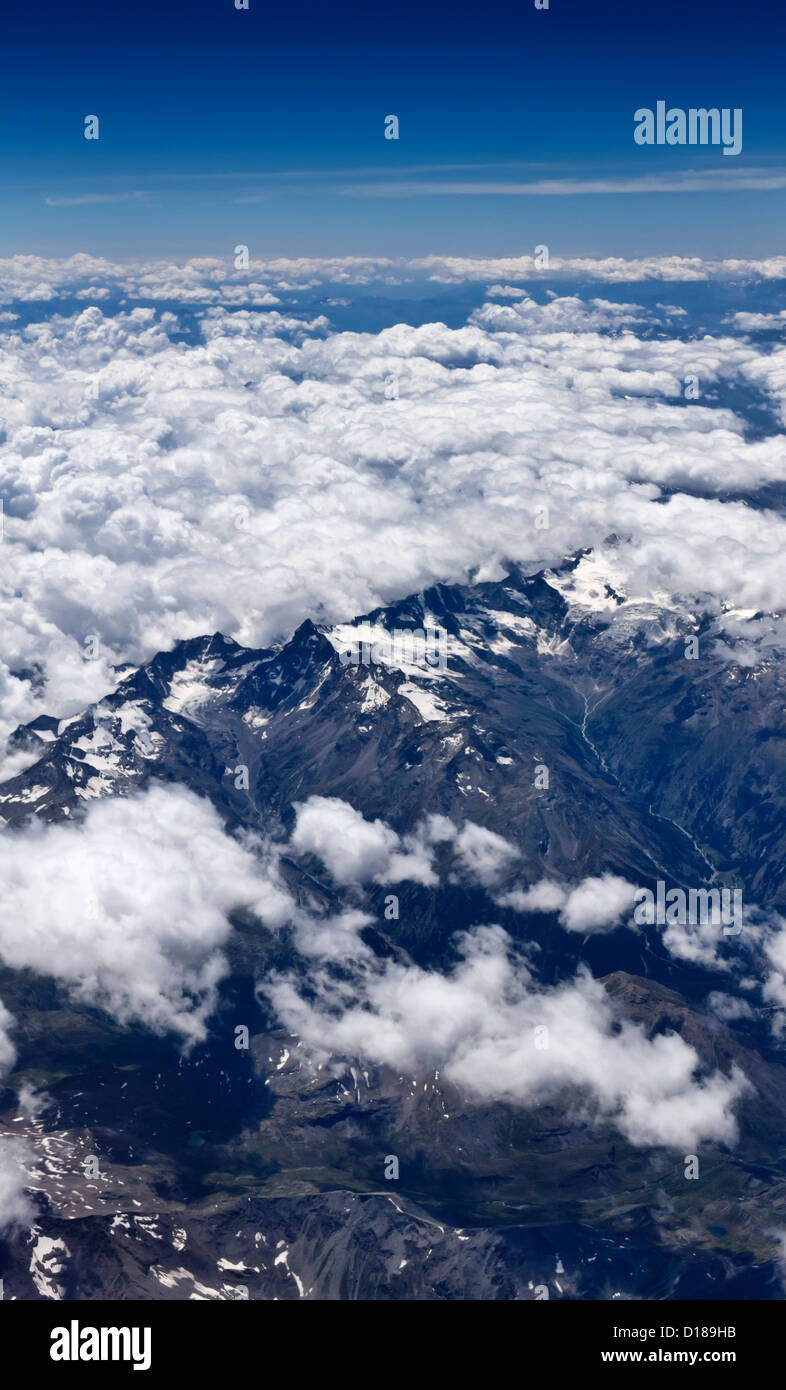 Aerial view of the italian alps hi-res stock photography and images - Alamy