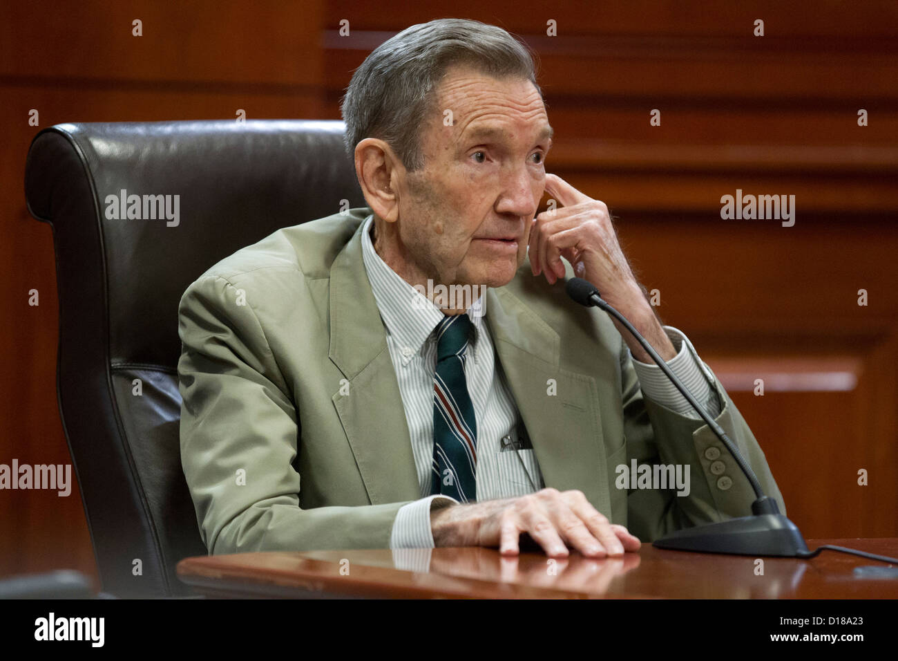 Former U.S. Attorney General, lawyer and activist Ramsey Clark speaks ...
