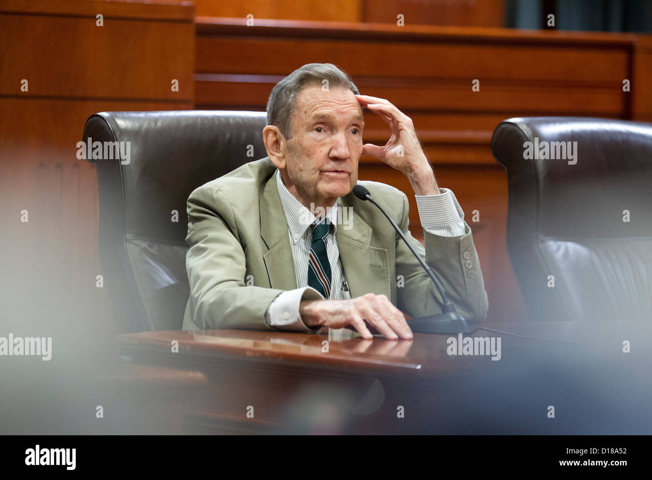 Former U.S. Attorney General, lawyer and activist Ramsey Clark speaks ...