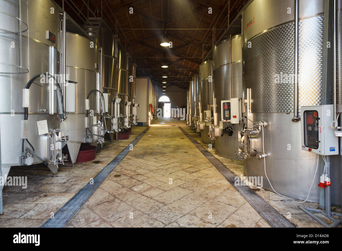 Stainless Steel Wine Containers High Resolution Stock Photography and ...