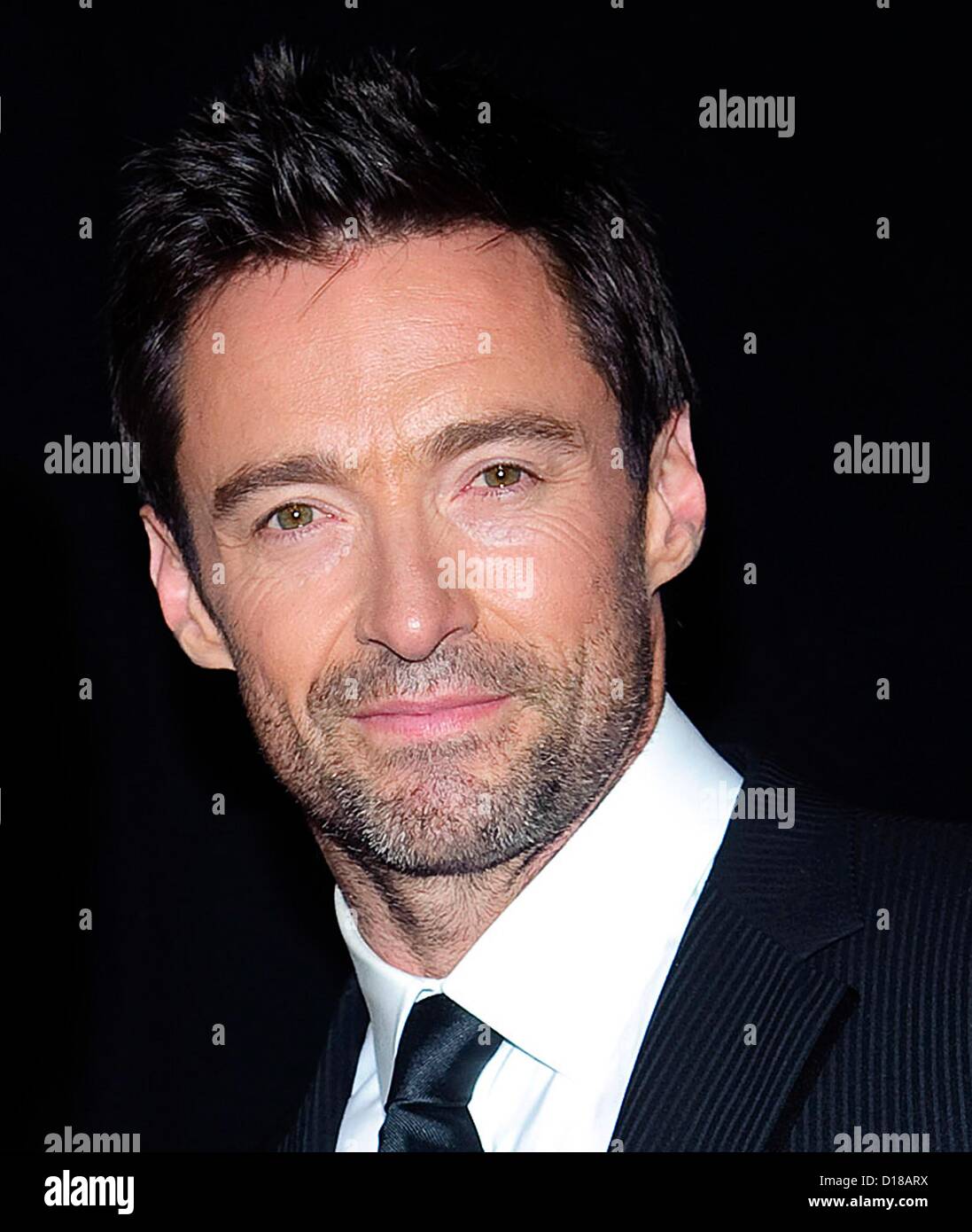 Hugh jackman red carpet les miserables hi-res stock photography and ...