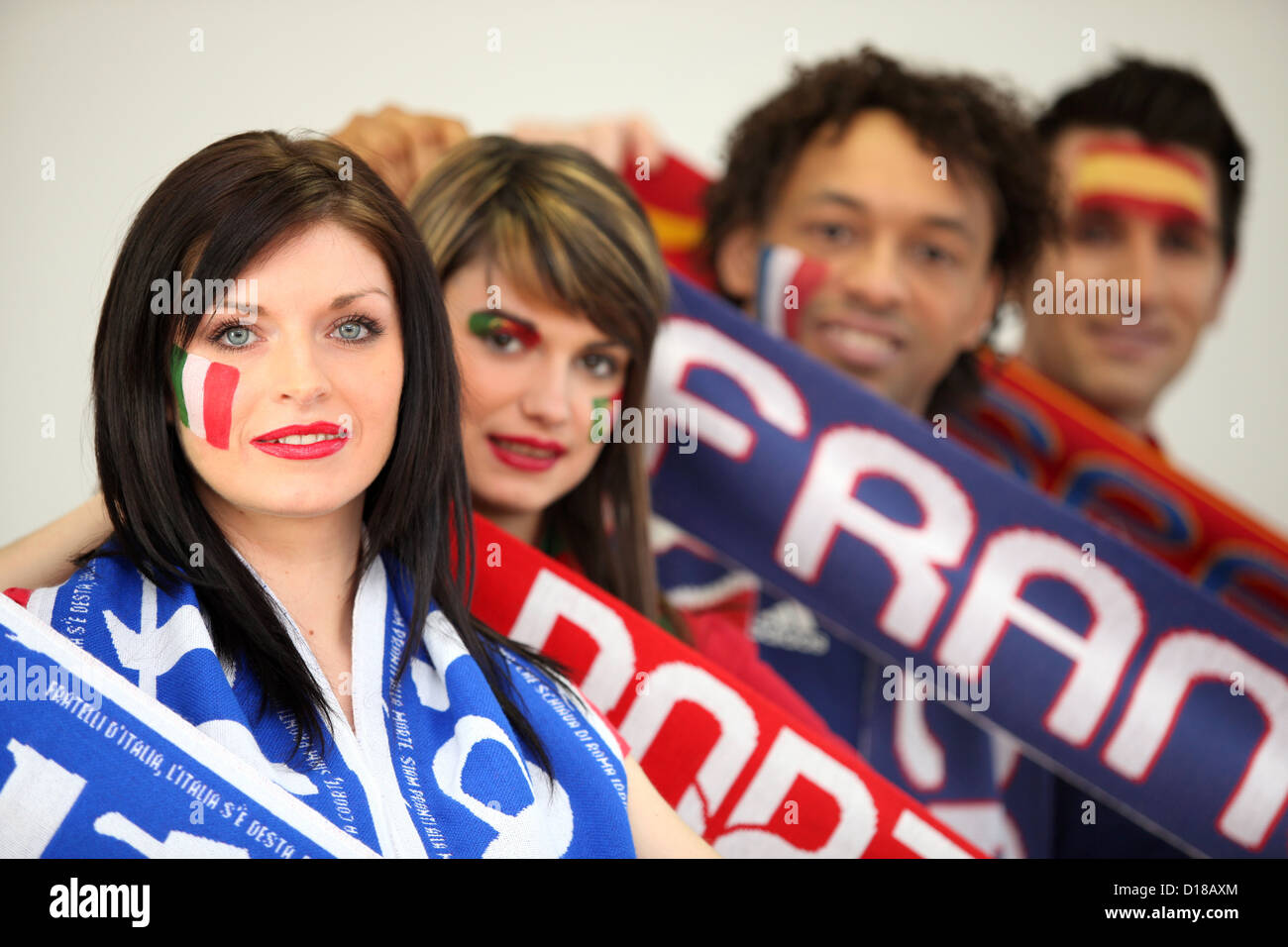 European football fans Stock Photo - Alamy