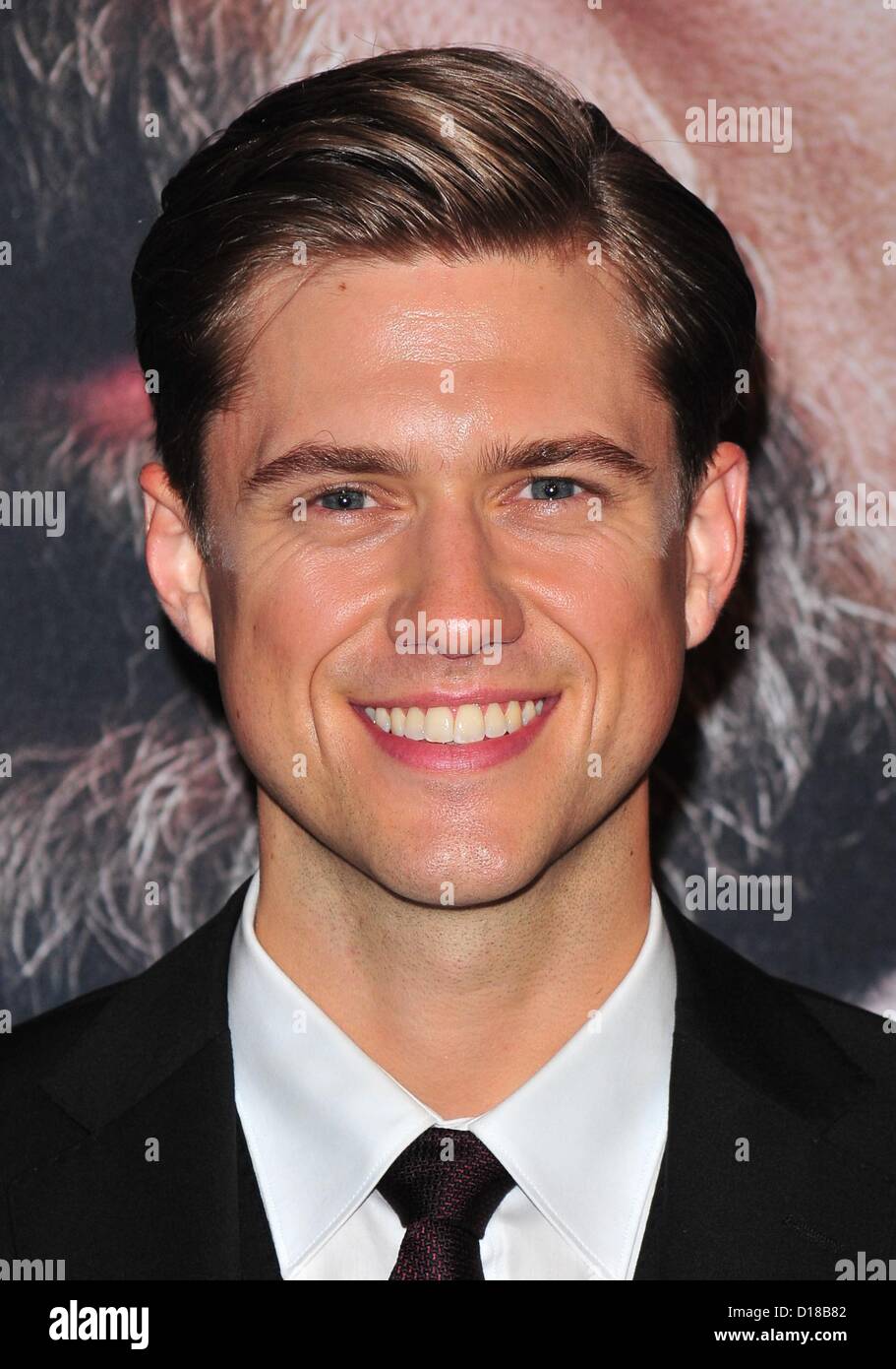 Aaron Tveit at arrivals for LES MISERABLES Premiere, The Ziegfeld ...