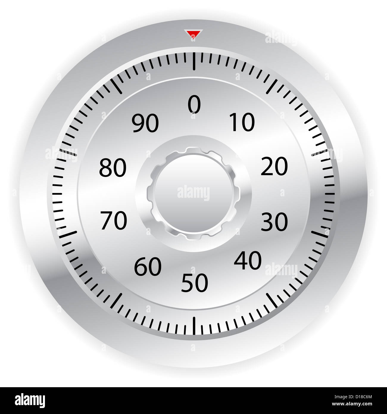 Combination lock on white background. Vector illustration Stock Photo ...