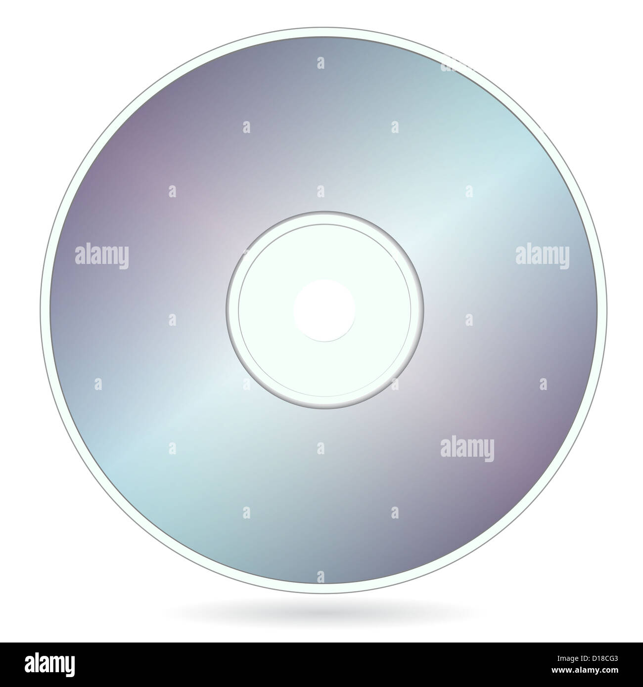 illustration insulated compact disk on white background Stock Photo - Alamy