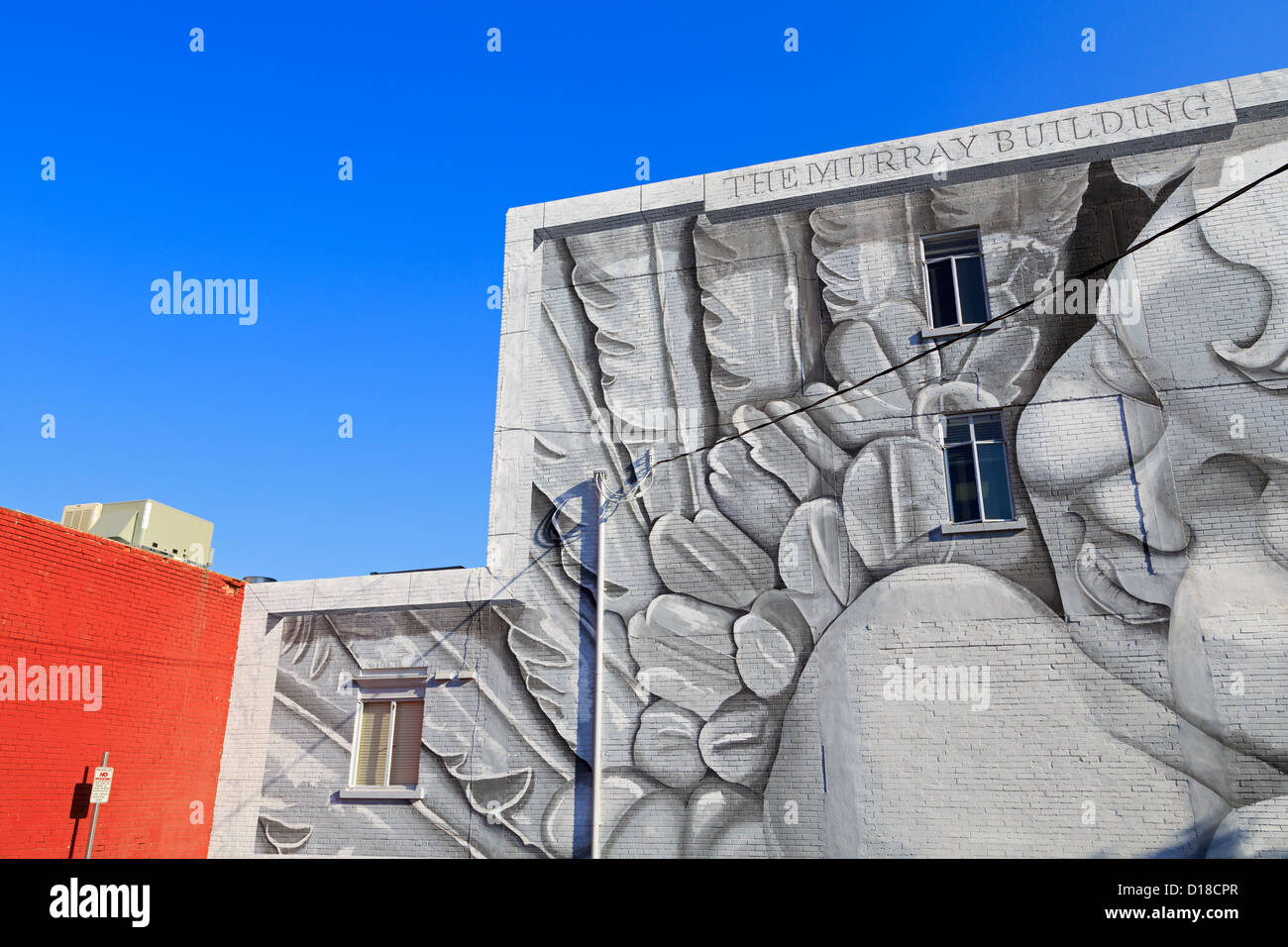 Mural by Michael Cooper on the Murray Building,Cheyenne,Wyoming,USA ...
