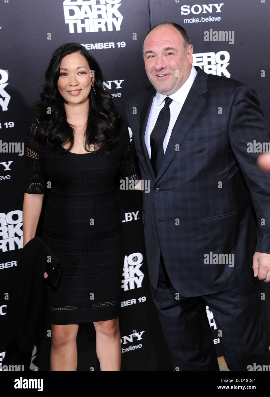 Dec. 9, 2012 - Hollywood, California, U.S. - James Gandolfini & Deborah ...