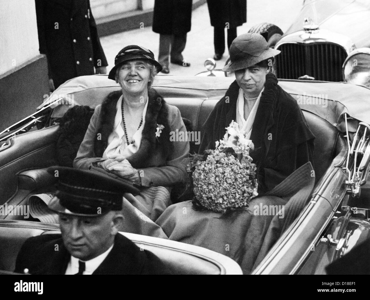 First Ladies' car at the 1933 Presidential Inauguration. Out-going ...