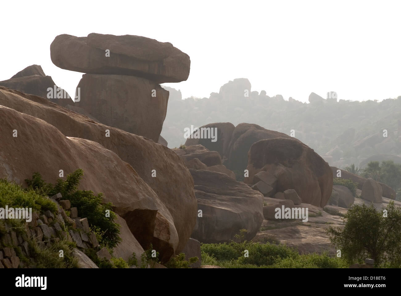 A stunning rock formation at Hampi, Karnataka,India Stock Photo - Alamy
