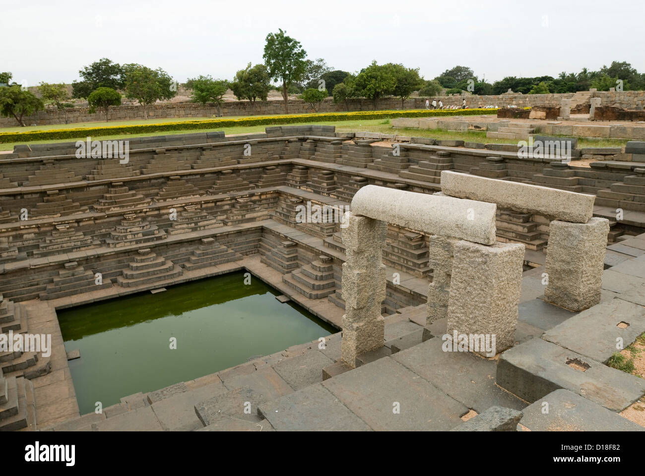 Stepped Tank in Hampi, Karnataka,India Stock Photo - Alamy