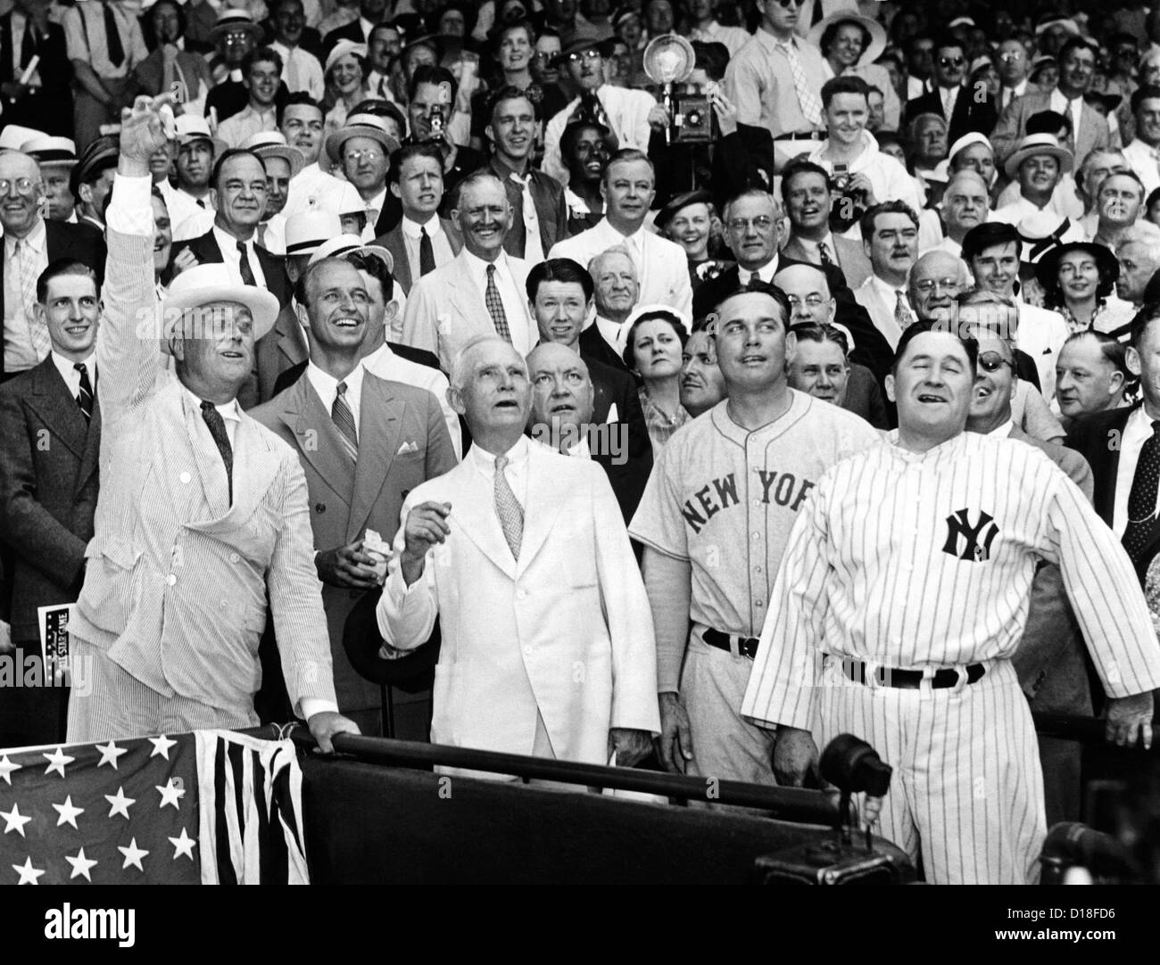 1930s baseball game first ball hi-res stock photography and images - Alamy