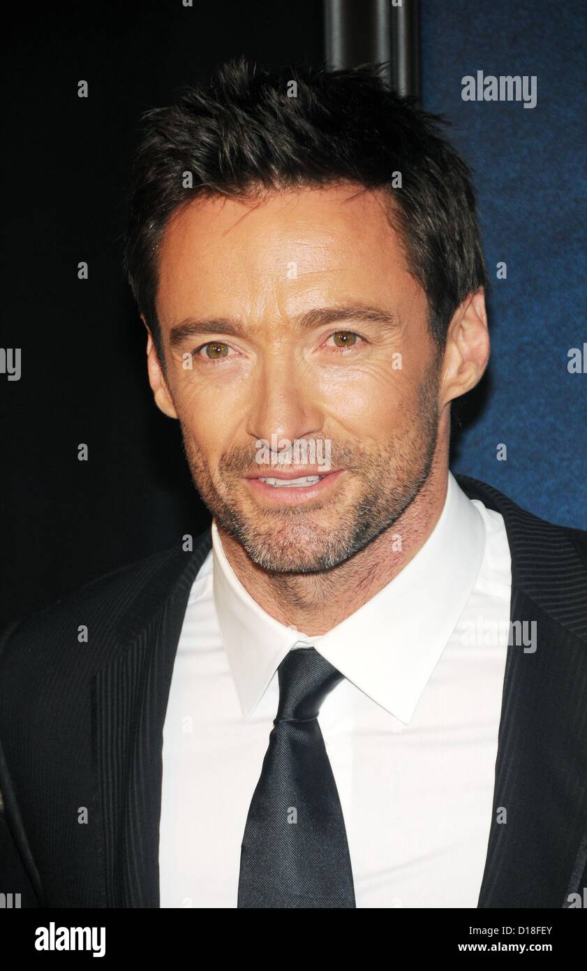 Hugh Jackman at arrivals for LES MISERABLES Premiere, The Ziegfeld ...