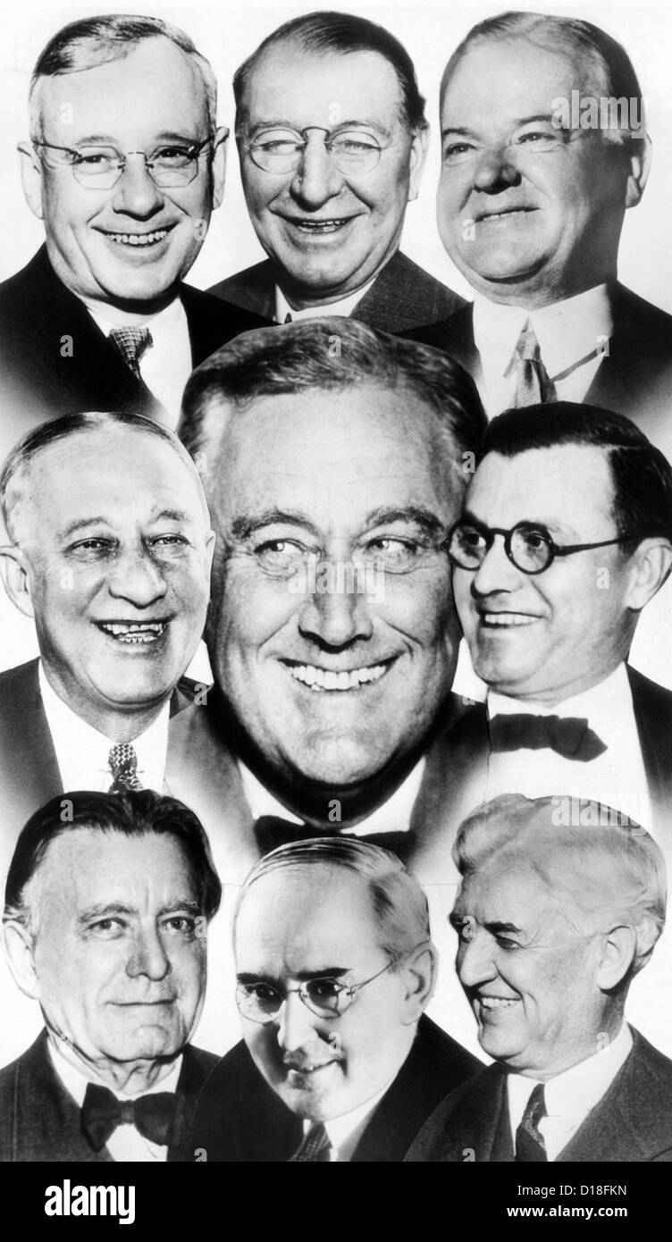 Alf landon and roosevelt hi-res stock photography and images - Alamy