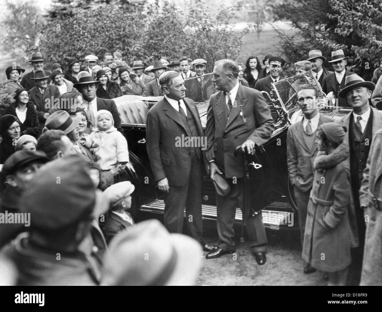 Governor Franklin Roosevelt and Boston Mayor James Curley appeared ...