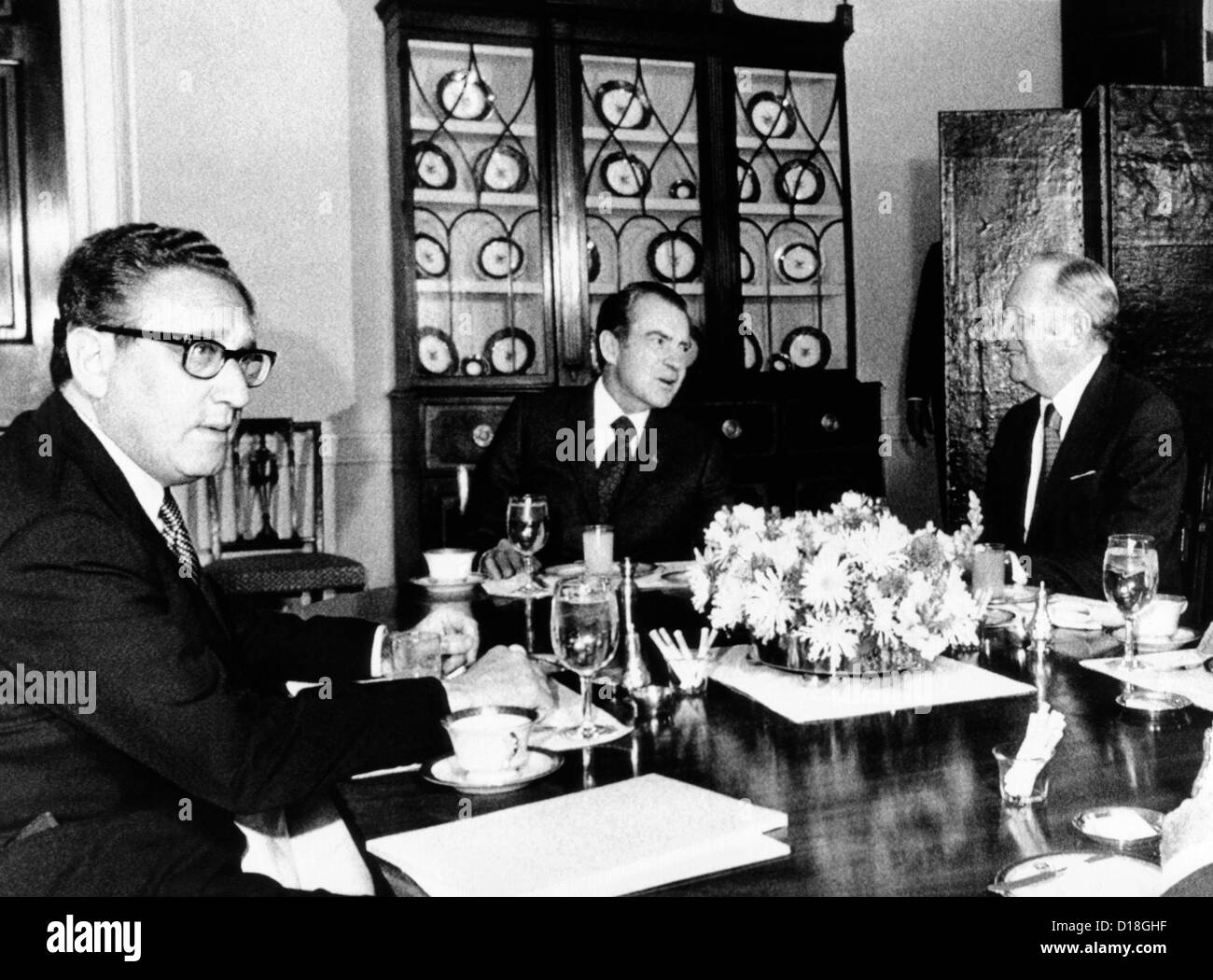 President Richard Nixon; William Rogers, Secy of State William Rogers ...