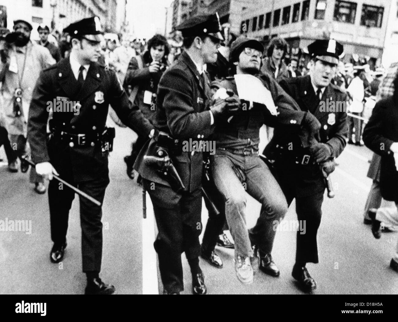 Protester arrested at President Richard Nixon's 1973 Inauguration ...