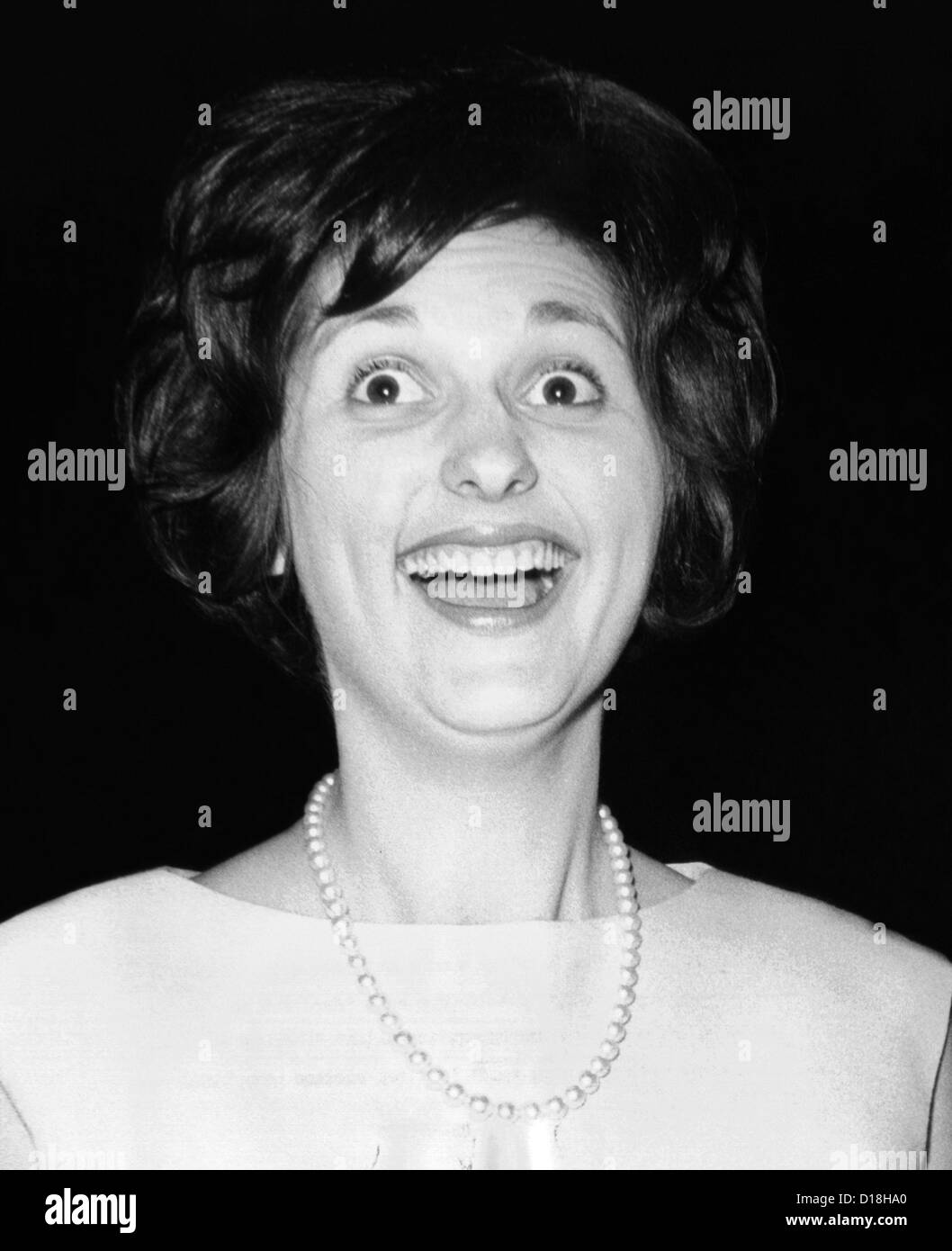 Lynda bird johnson smiles she hi-res stock photography and images - Alamy