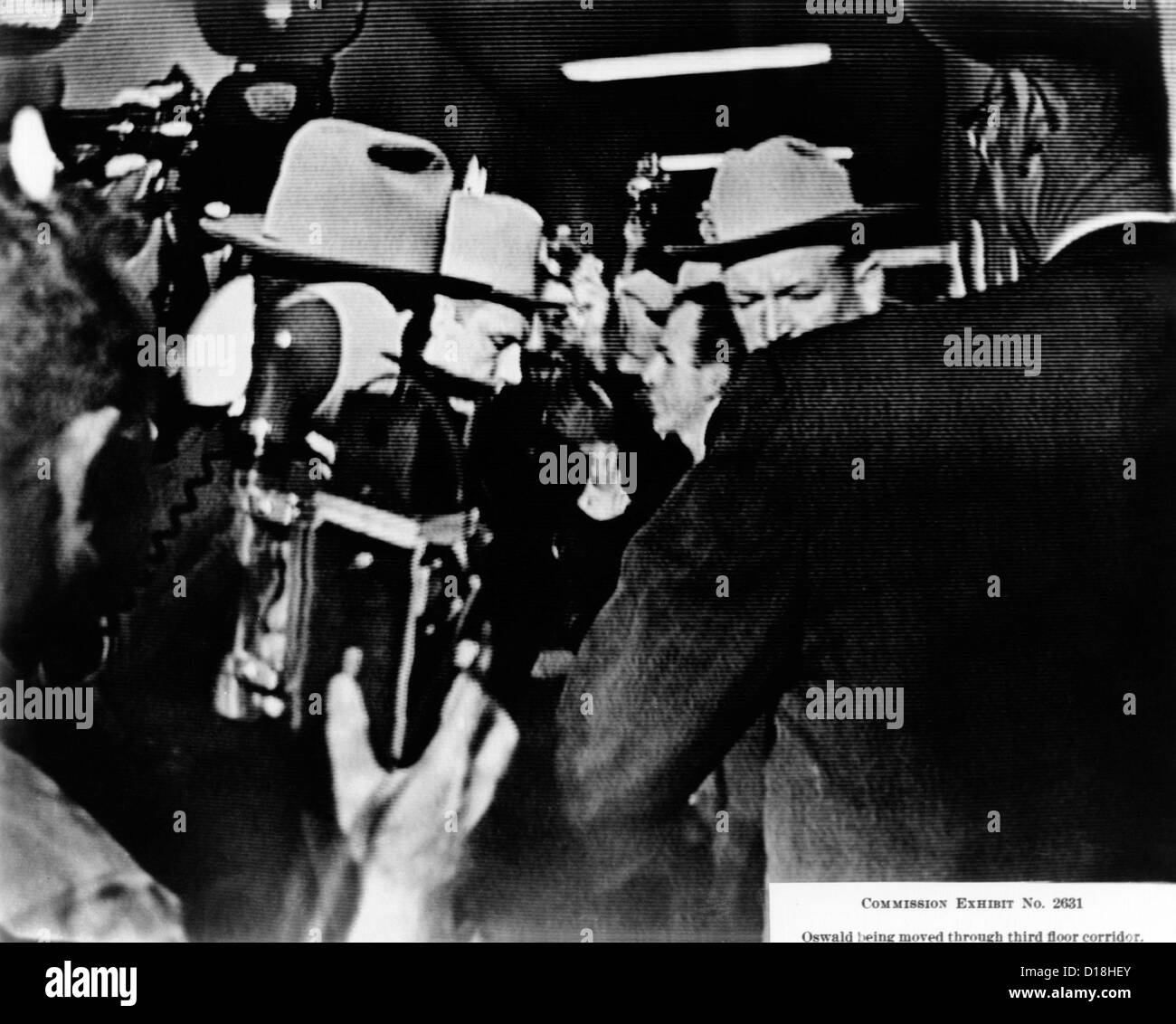 Warren Commission Exhibit. Television screen shot of suspected JFK ...