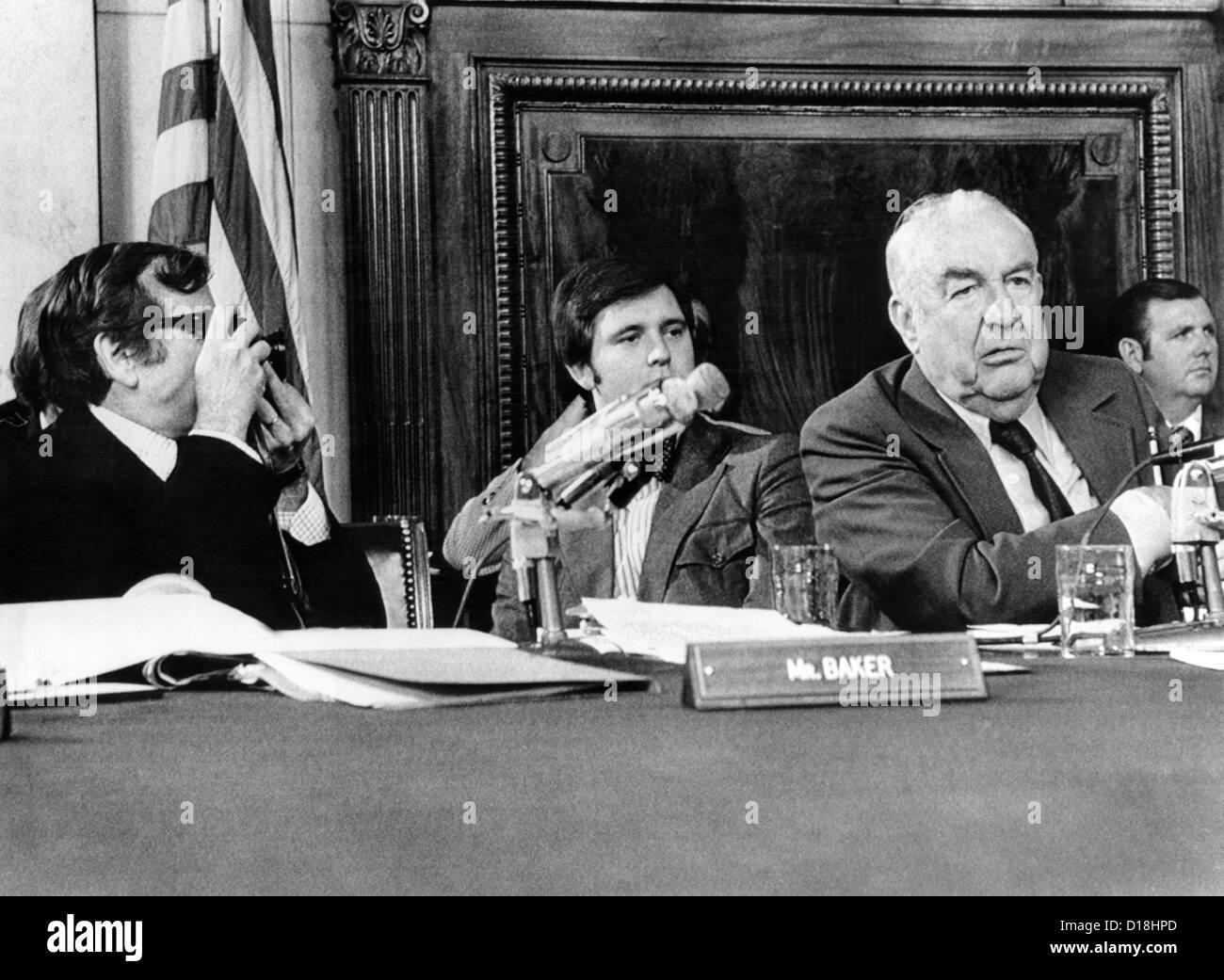 Senate Watergate Committee. Vice Chairman Howard Baker, an amateur ...