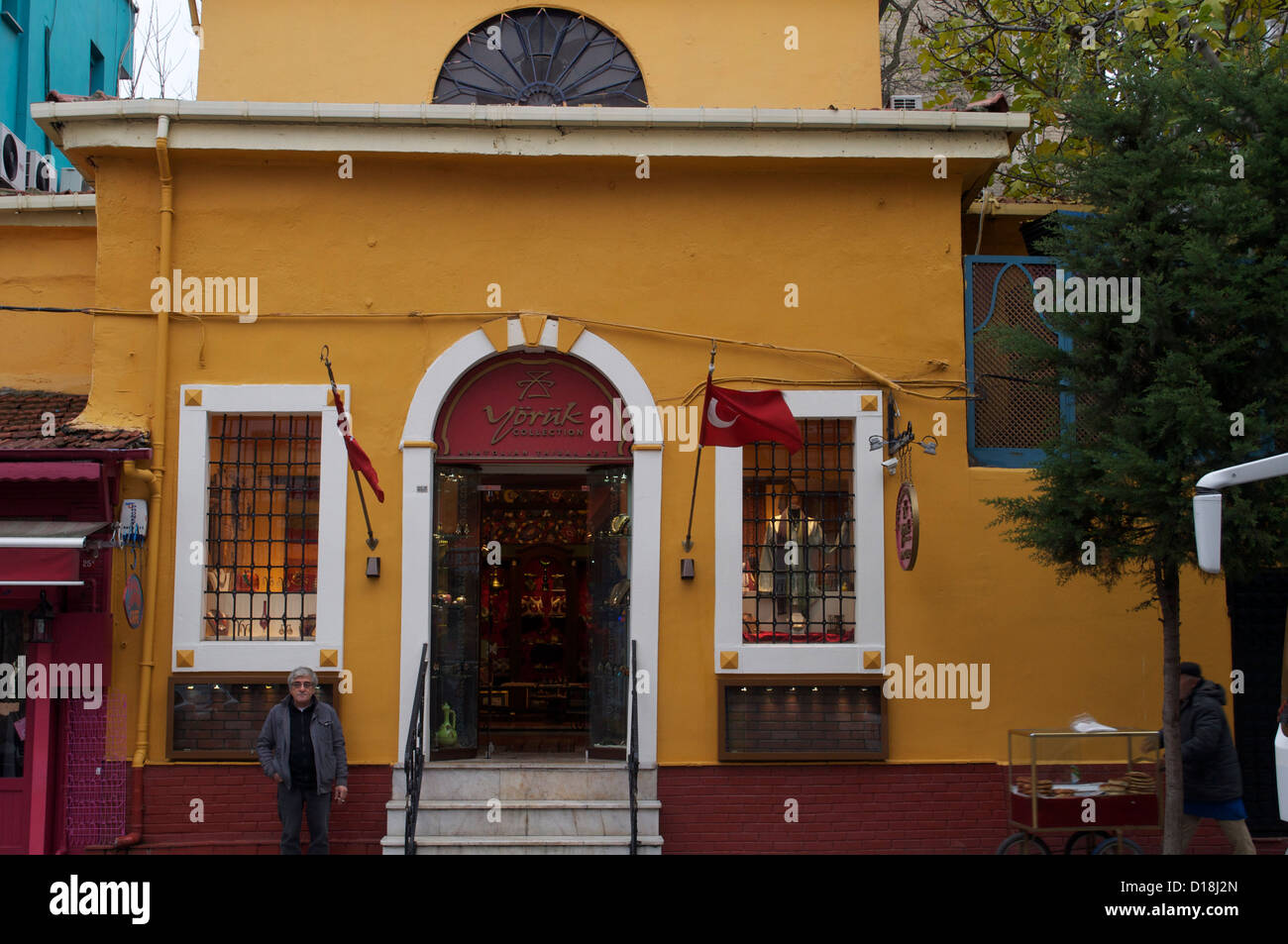 Colourful house on Yerebatan in Istanbul Turkey Stock Photo - Alamy