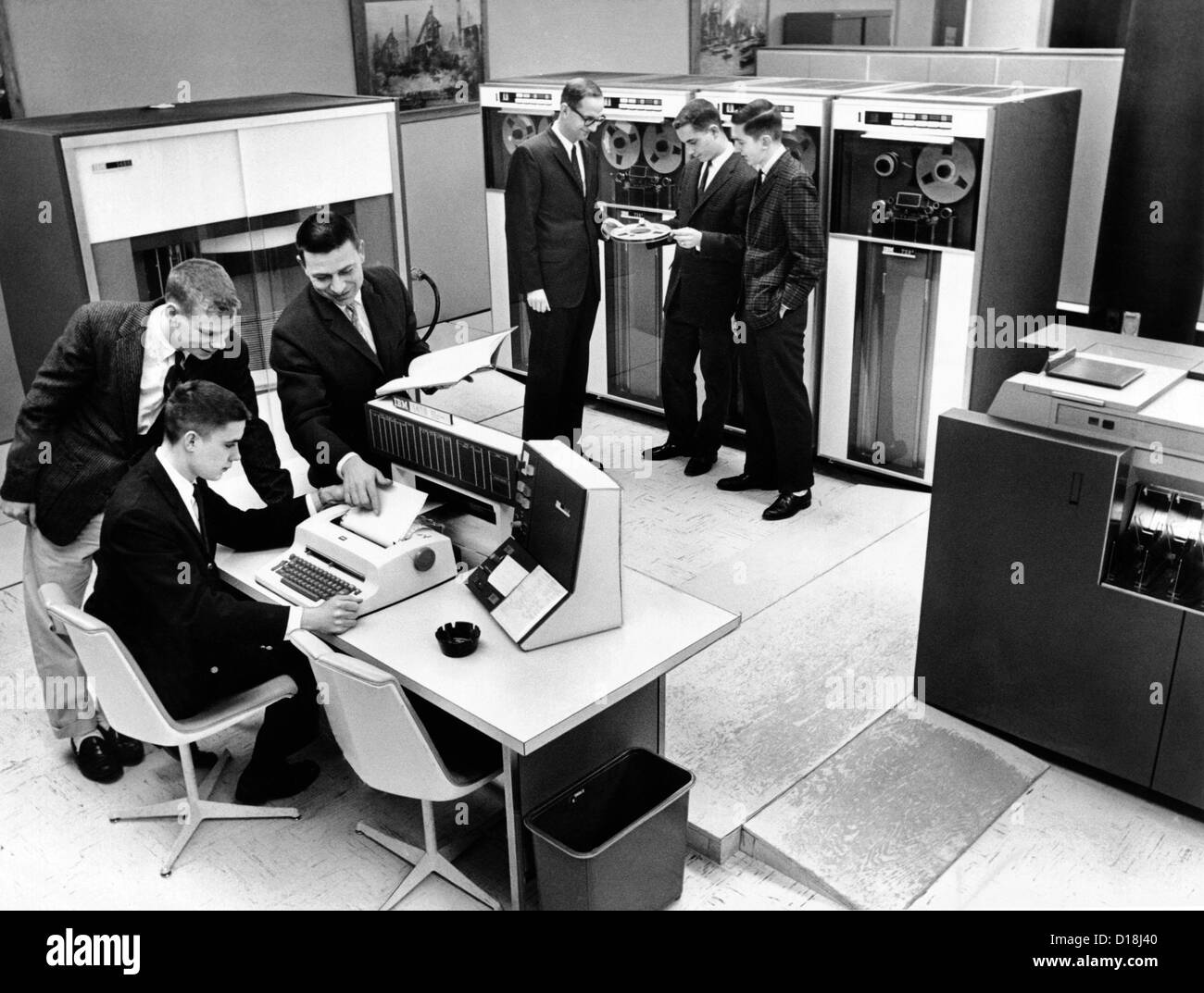 University School at IBM Corporation in 1962. The newest computers ...