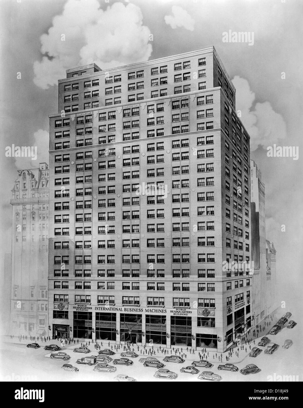 The World Headquarters Building of International Business Machines ...