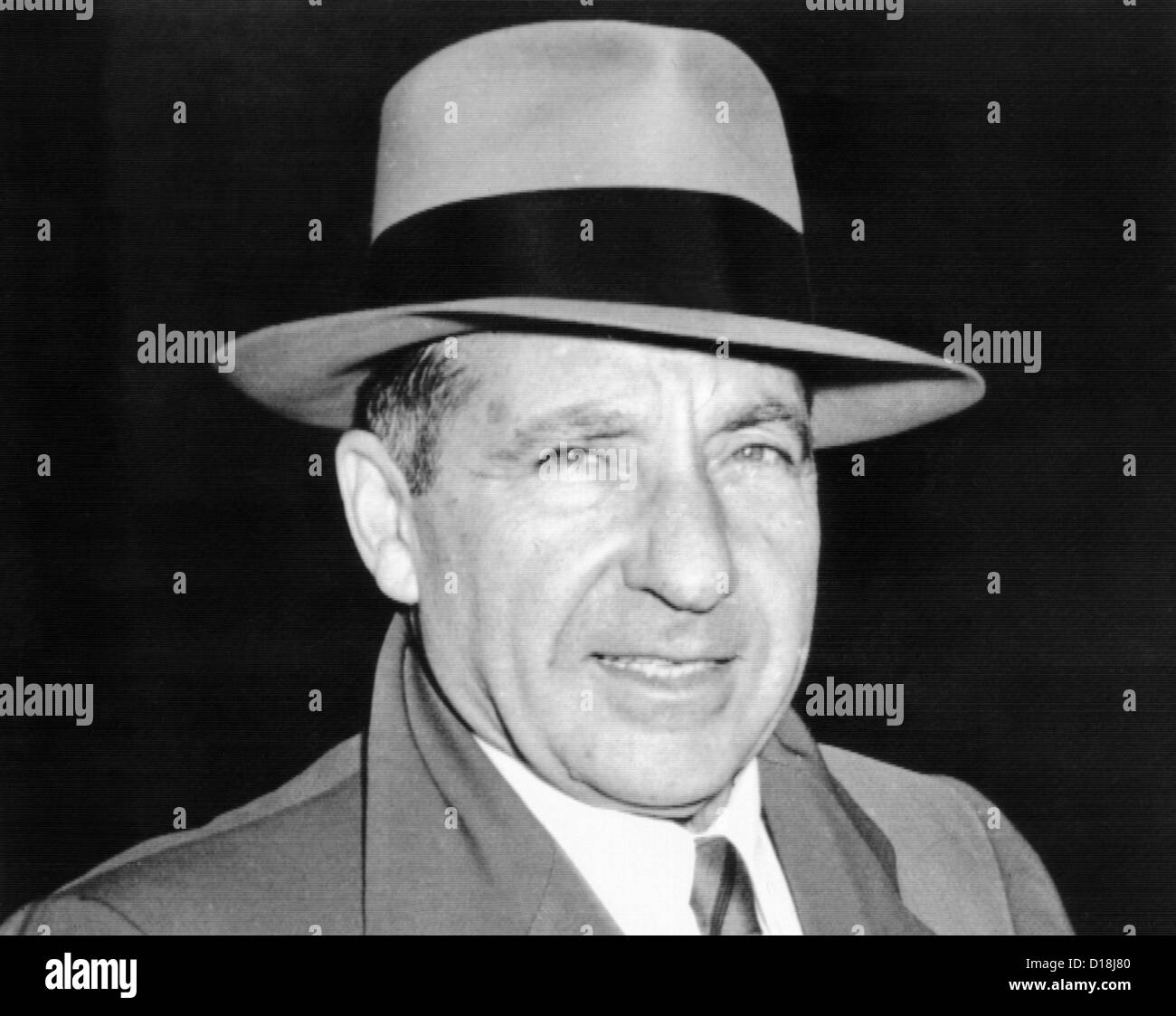 Genovese Crime Family Mafioso Joseph Valachi Of The Genovese Crime