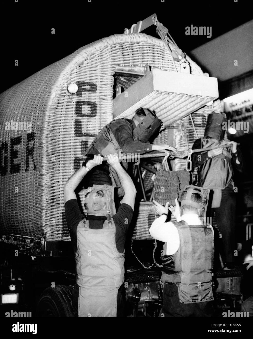 Police dispatch a suspected bomb found in a bus terminal locker. The ...