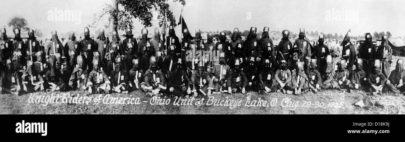 Black Terrors, the night riding organization of the Ku Klux Klan. Photo ...