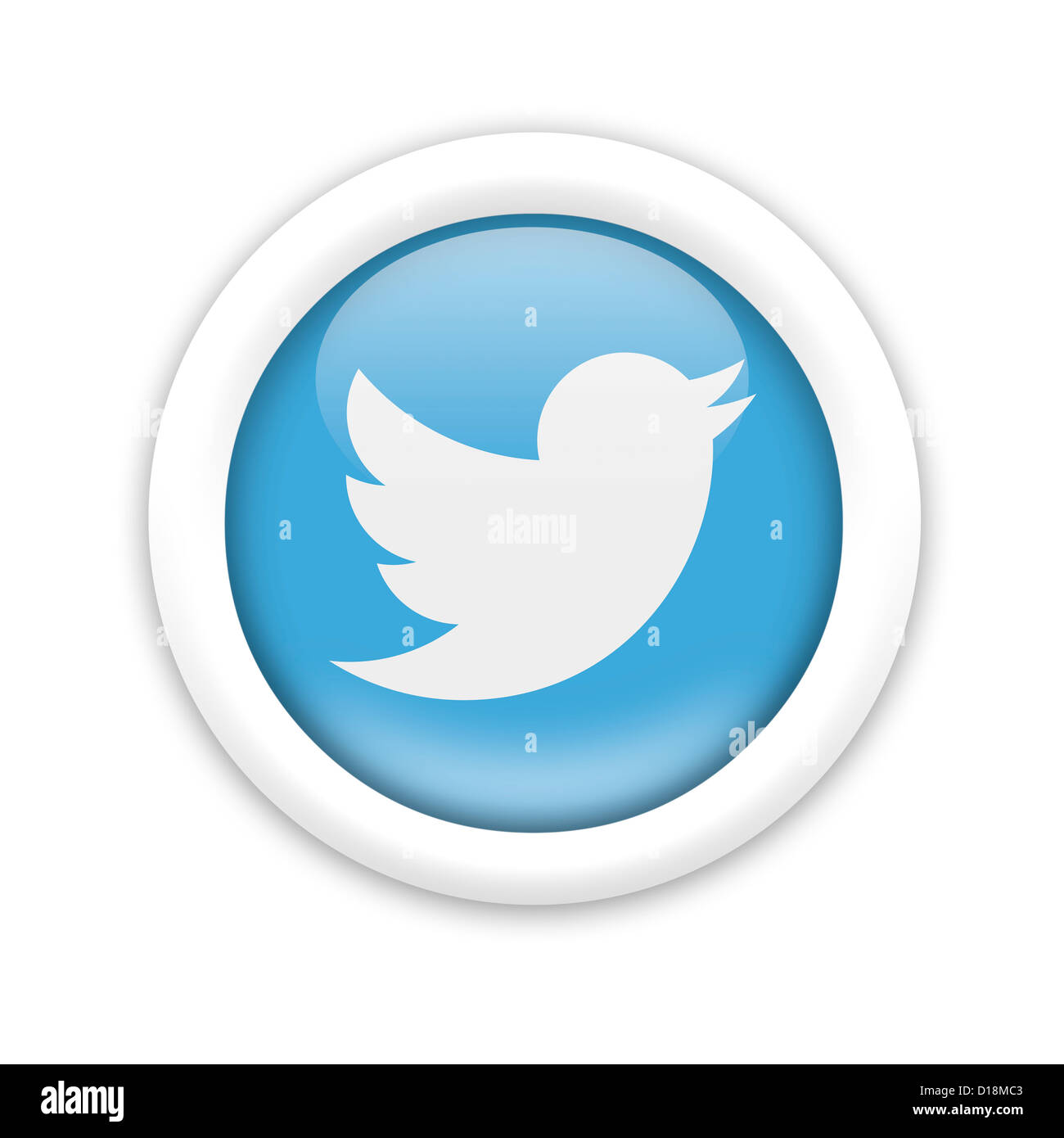 Twitter logo hi-res stock photography and images - Alamy